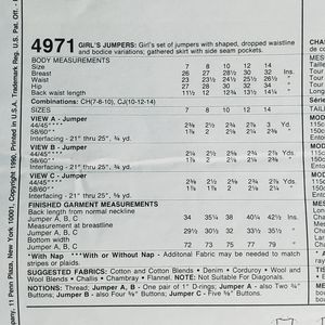 Other | Uncut Mccalls Sewing Pattern 4971 | Poshmark